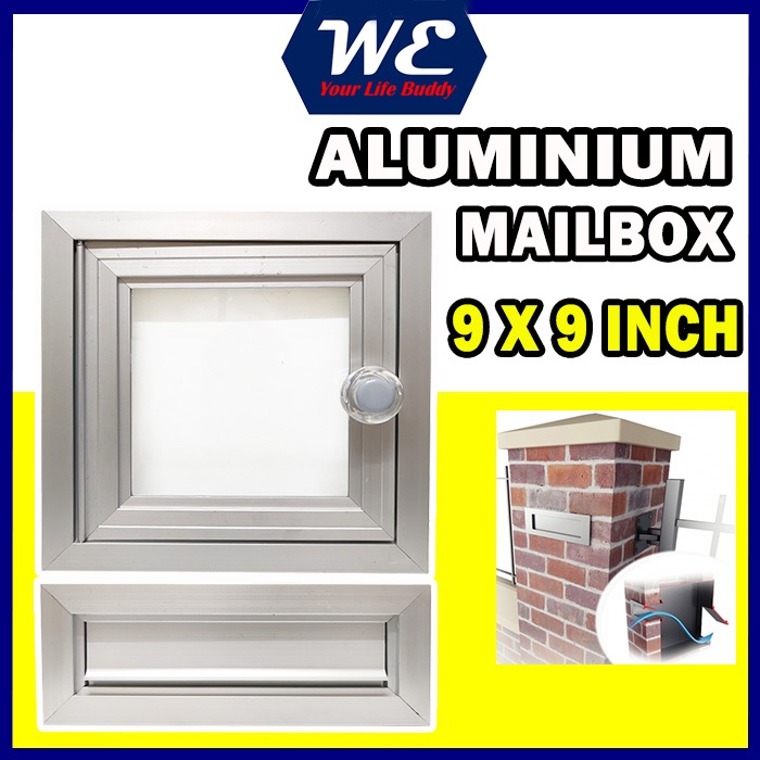 Heavy duty aluminium letter box head and tail/Peti surat aluminium/信箱 ...