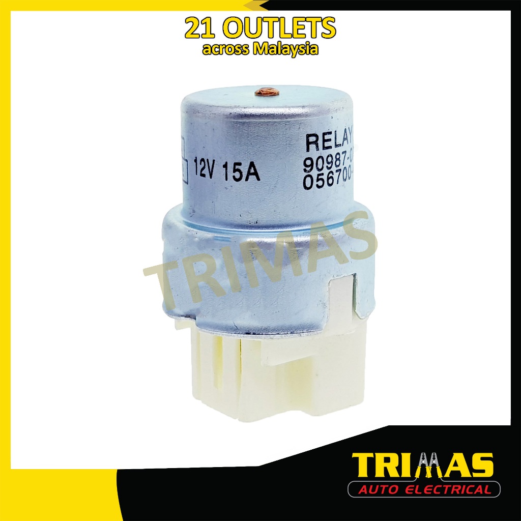 4 Pin 12V 15A Denso Type Engine Cooling Fan Motor Relay Replacement ...