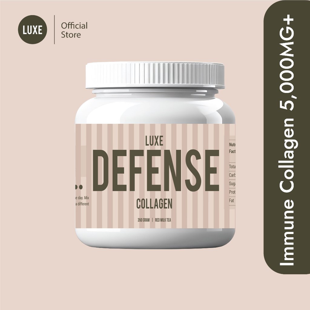 LUXE's Defense Collagen in Milk Tea (300g) 30's | Green Tea Extract ...