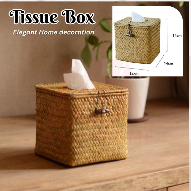 Rattan Storage Box Basket Bakul Rotan Hantaran Bertutup Hidden Box ...