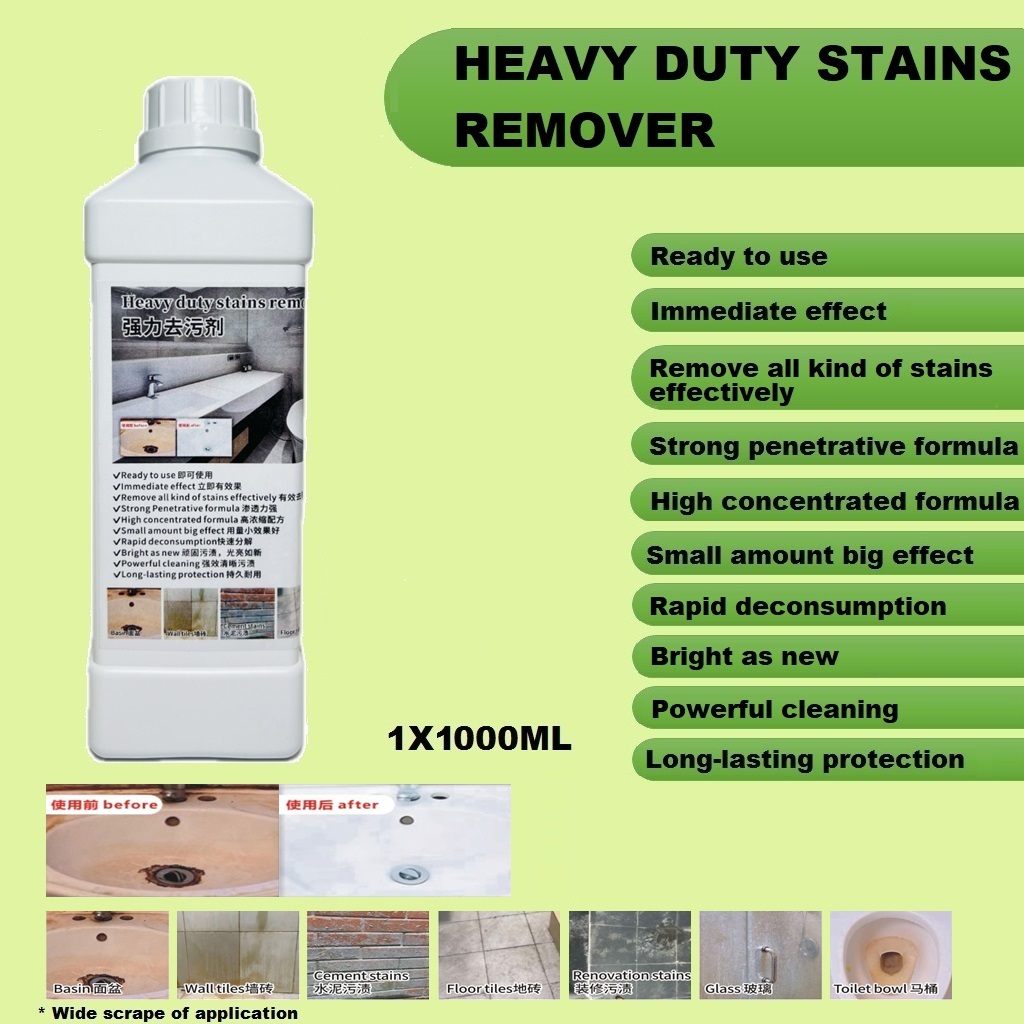 Heavy Duty Stains Remover 1000ML | Shopee Malaysia