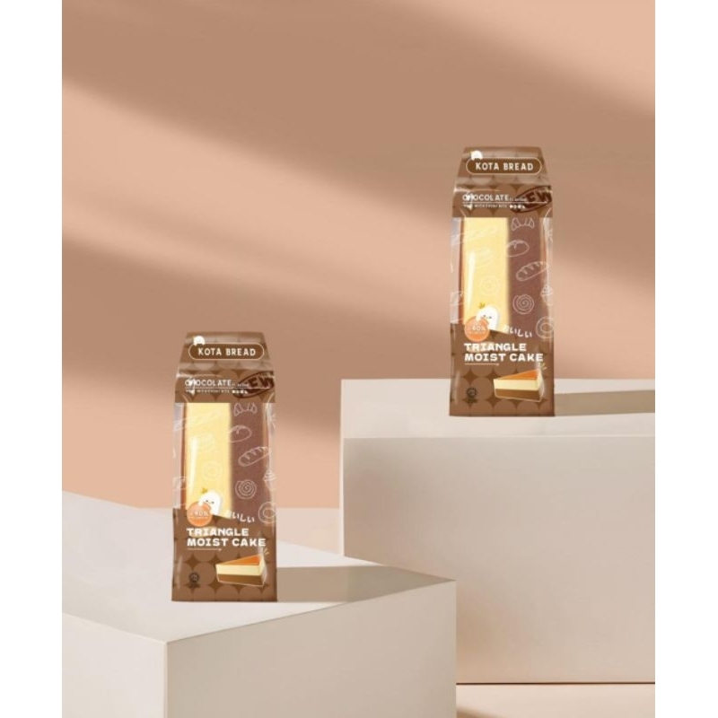 Kota Bread Triangle Cake/Kek Viral Perisa Coklat -80g | Shopee Malaysia