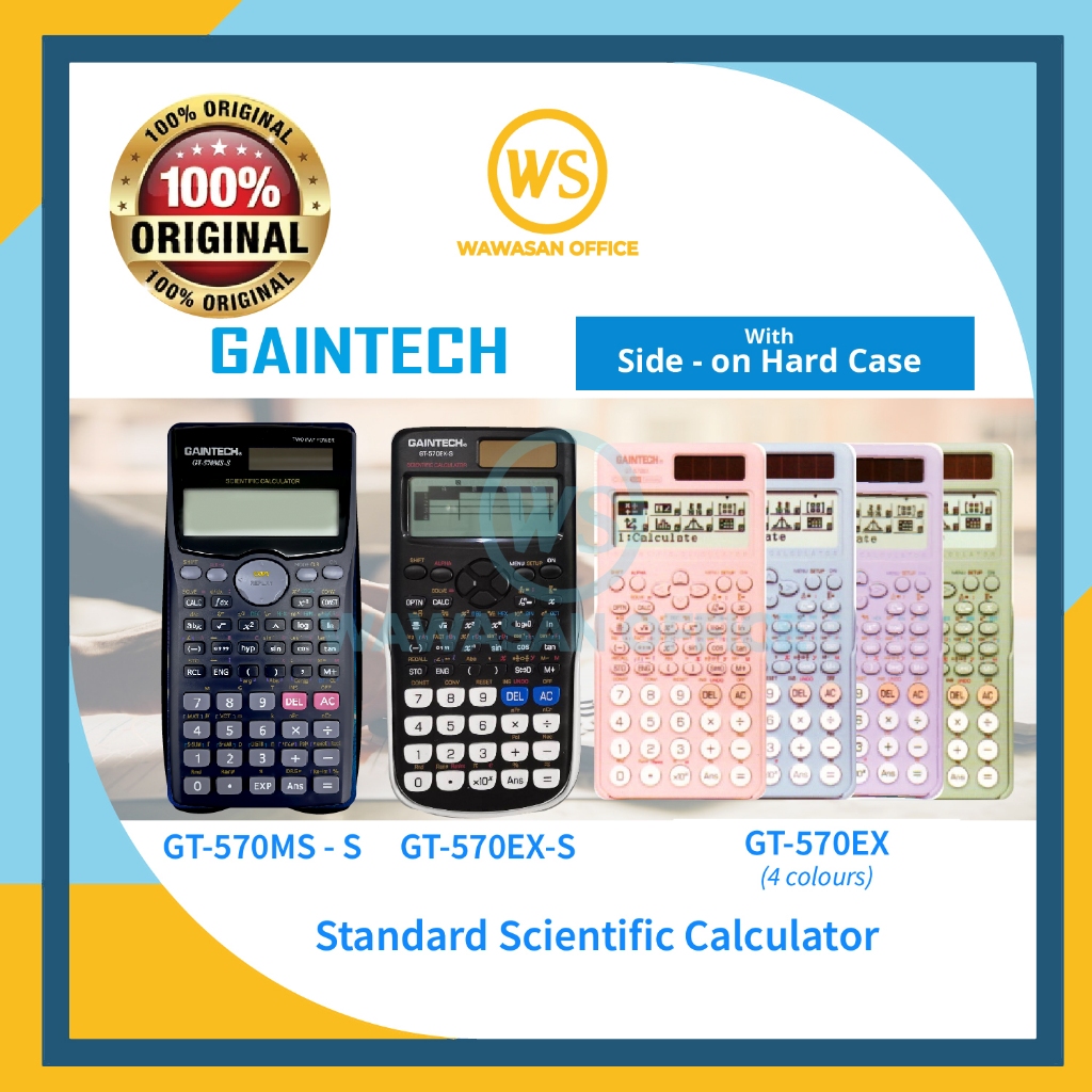 Gaintech Calculator Scientific / Gaintech GT-570EX -S / GT-570MS-S ...