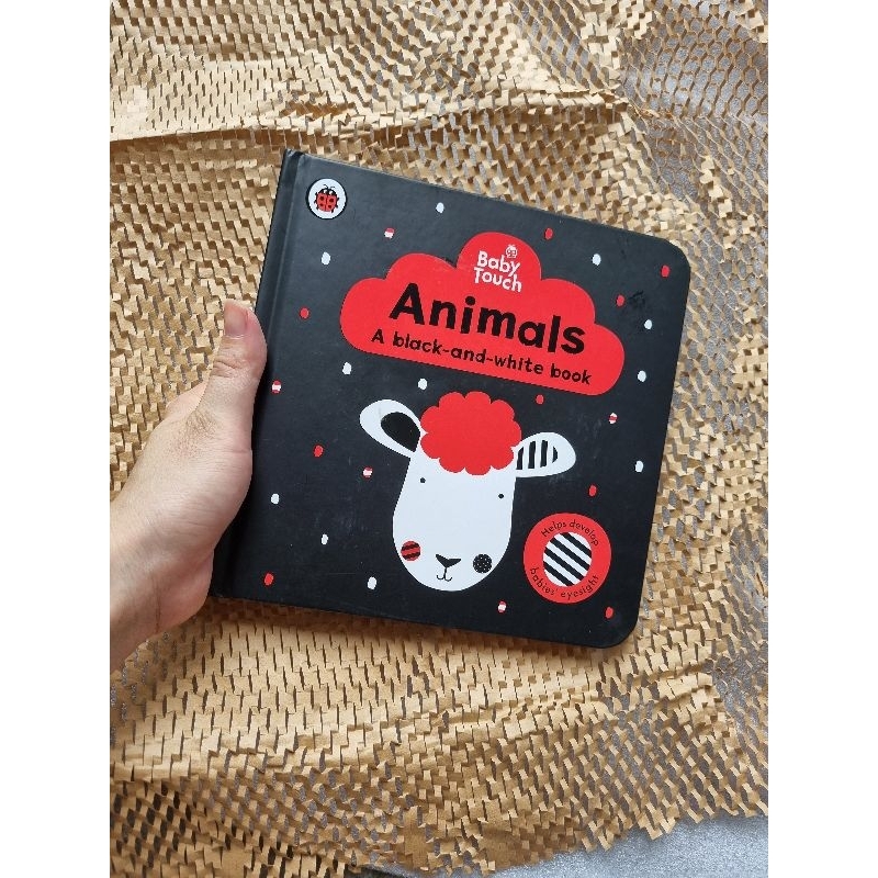 Baby touch animals a black and white book for babies | Shopee Malaysia