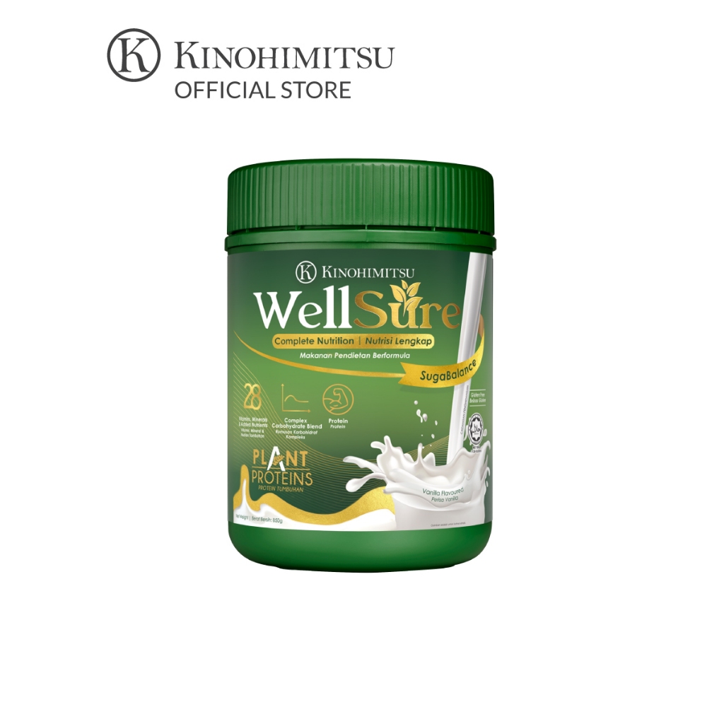 Kinohimitsu WellSure SugaBalance (850g) (Pemakanan Lengkap Berasaskan ...