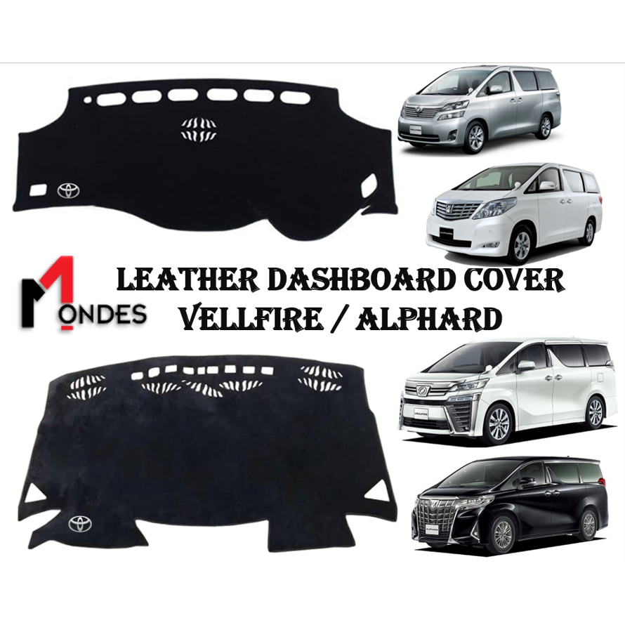 Toyota Alphard Vellfire Ah20 AH30 Leather Dashboard Cover (Ready Stock ...