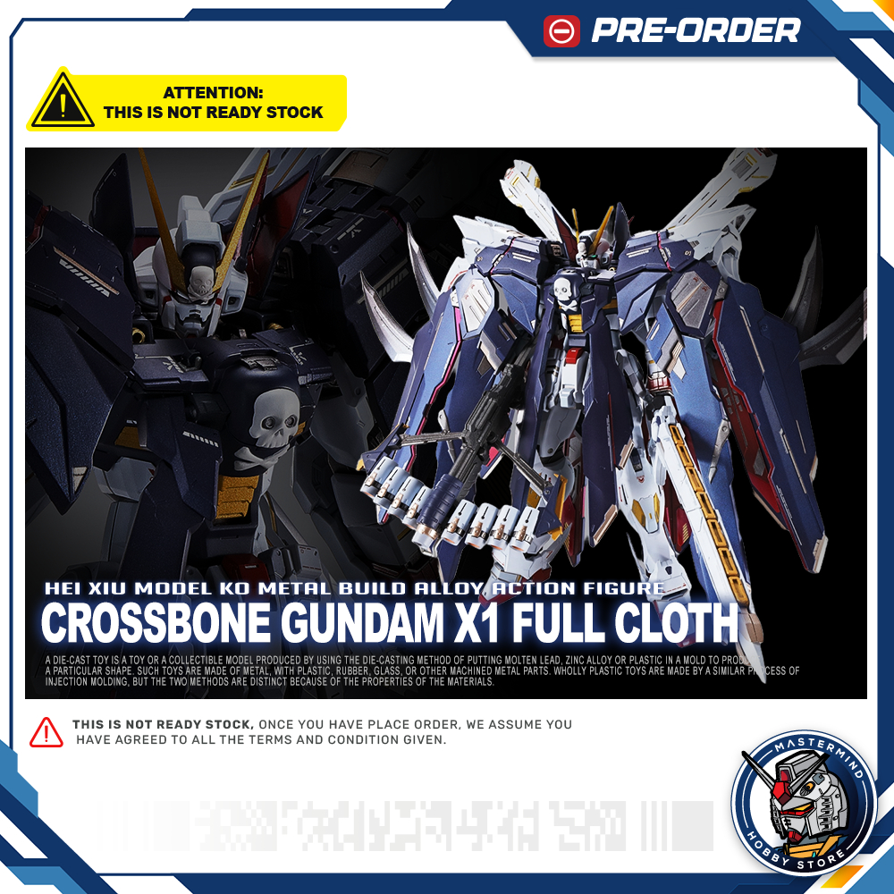 (Ready Stock) Hei Xiu Model KO MB Crossbone Gundam X1 Full Cloth | Shopee Malaysia
