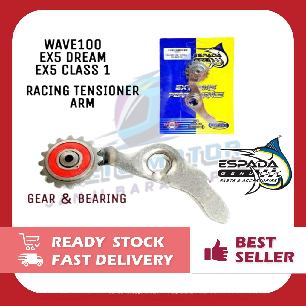 ESPADA RACING TENSIONER FULL SET EX5 DREAM CLASS WAVE100 W100 TENSIONER ARM SET RACING | Shopee ...
