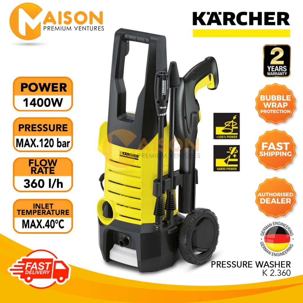 Karcher K2.360 High Pressure Washer 1400W | Shopee Malaysia