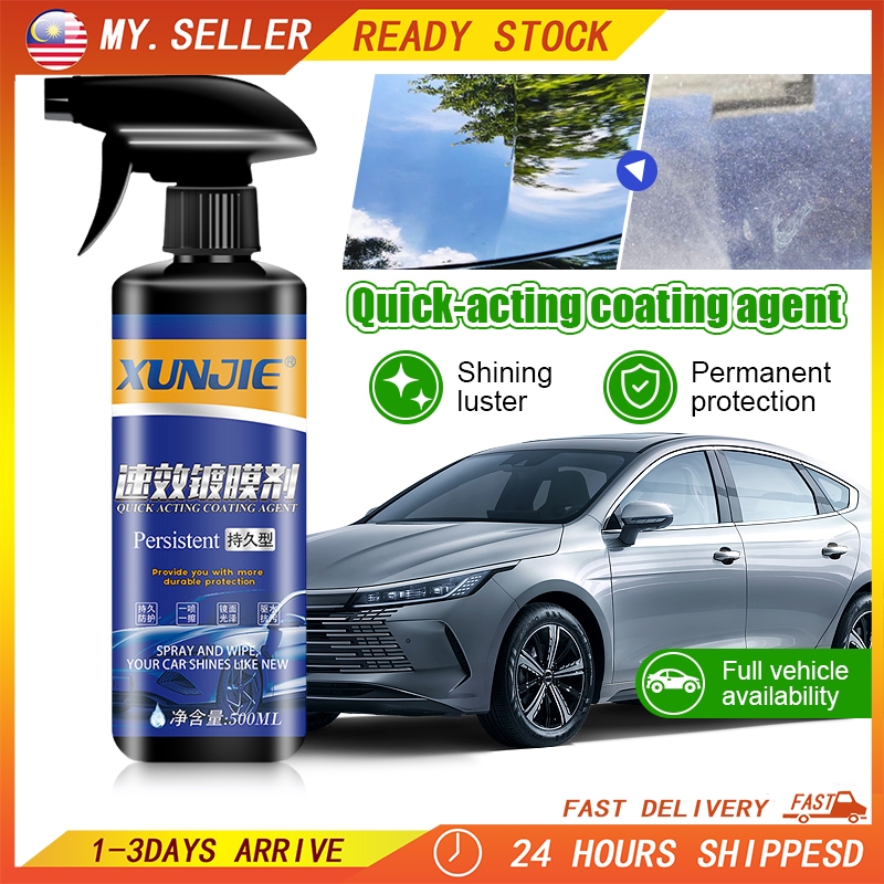500ml Diamond Coating Car Nano Coating Spray Quick Polish Crystal ...