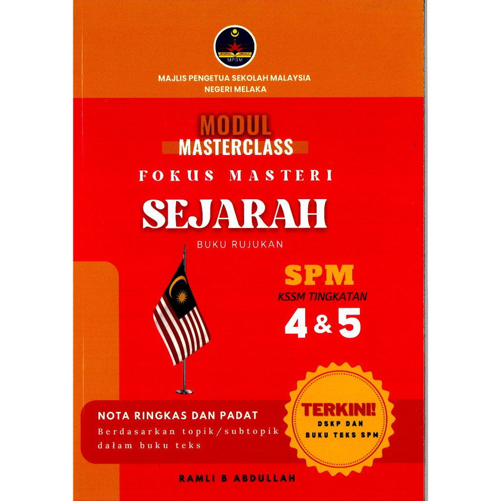 BUKU RUJUKAN SEJARAH SPM TINGKATAN 4 & 5 | Shopee Malaysia