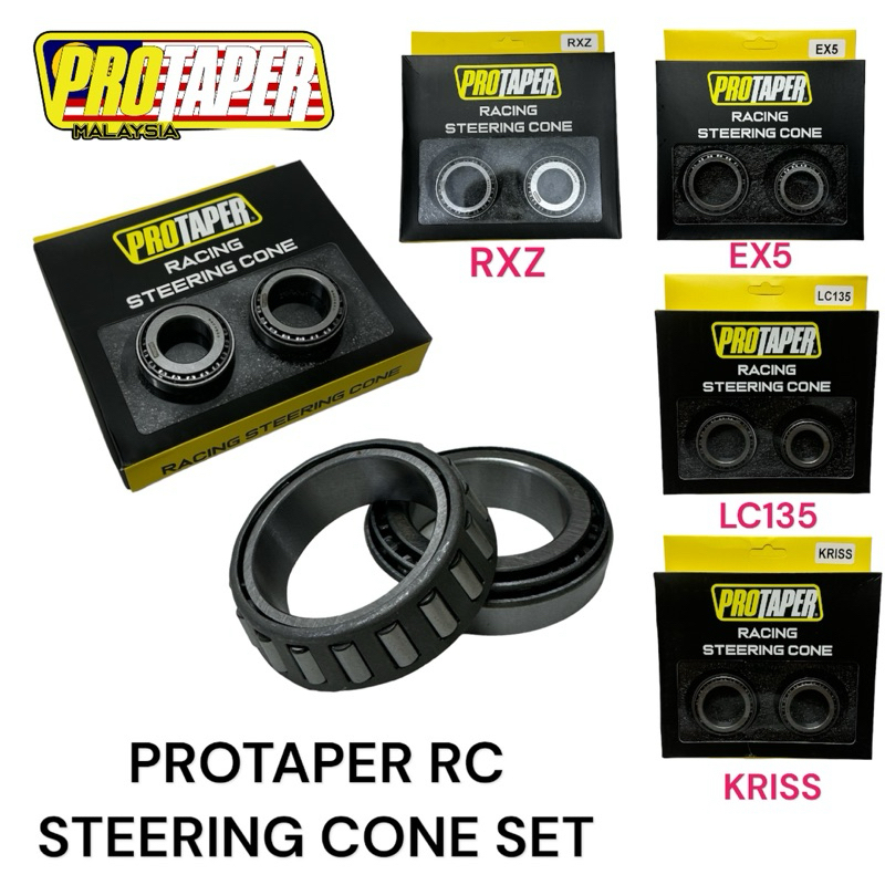 PROTAPER LC/RXZ/EX5/KRISS/FZ150I RACING STEERING CONE SET | Shopee Malaysia