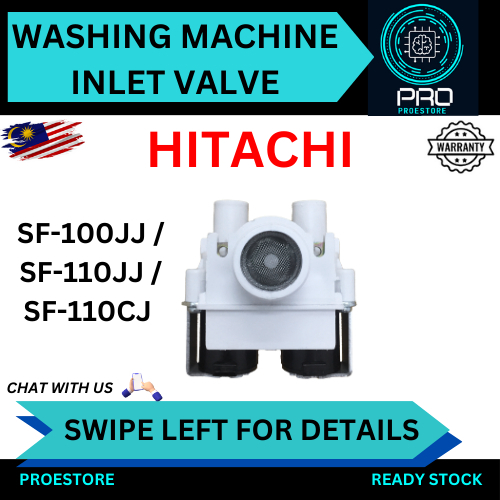 HITACHI Water Inlet Valve SF-100JJ / SF-110JJ / SF-110CJ Washing ...