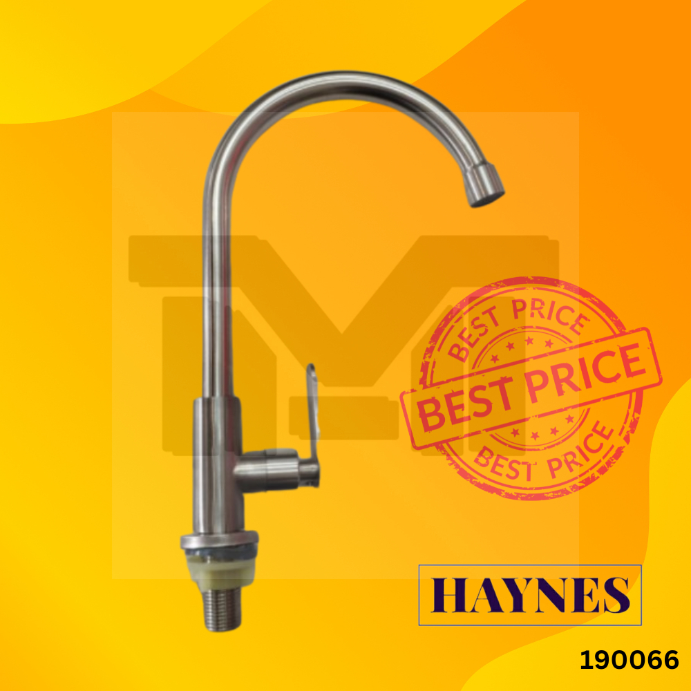 SUS304 STAINLESS STEEL PILLAR MOUNTED SINK TAP/FAUCET | KEPALA PAIP ...