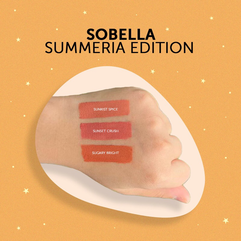 SOBELLA LIPMATTE SUMMERIA EDITION | Shopee Malaysia