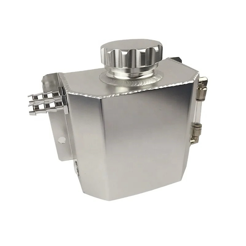 1 Litre Alloy Engine Oil Fuel Gas Catch Can Tank Bottle Coolant ...