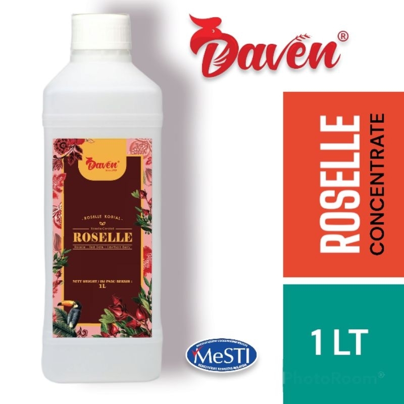 DAVEN SYRUP- ROSELLE 1000ML- SYRUP-BARISTA ( without syrup pump pressure ) | Shopee Malaysia