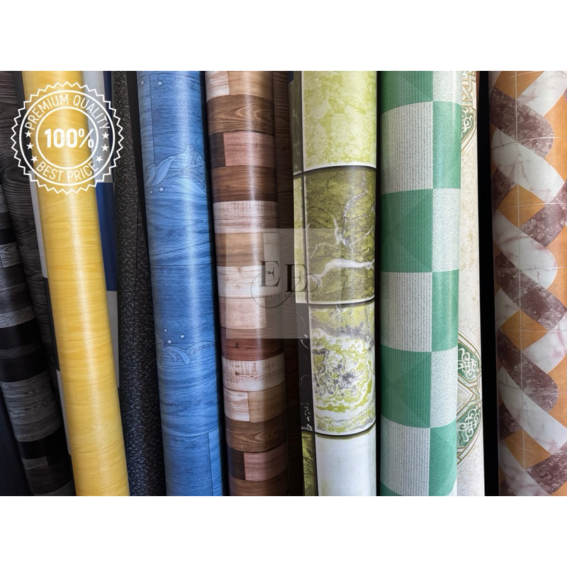 Tikar Getah 4.5kaki Tebal 0.40mm Alas Lantai Rumah Murah PVC Flooring 4 ...