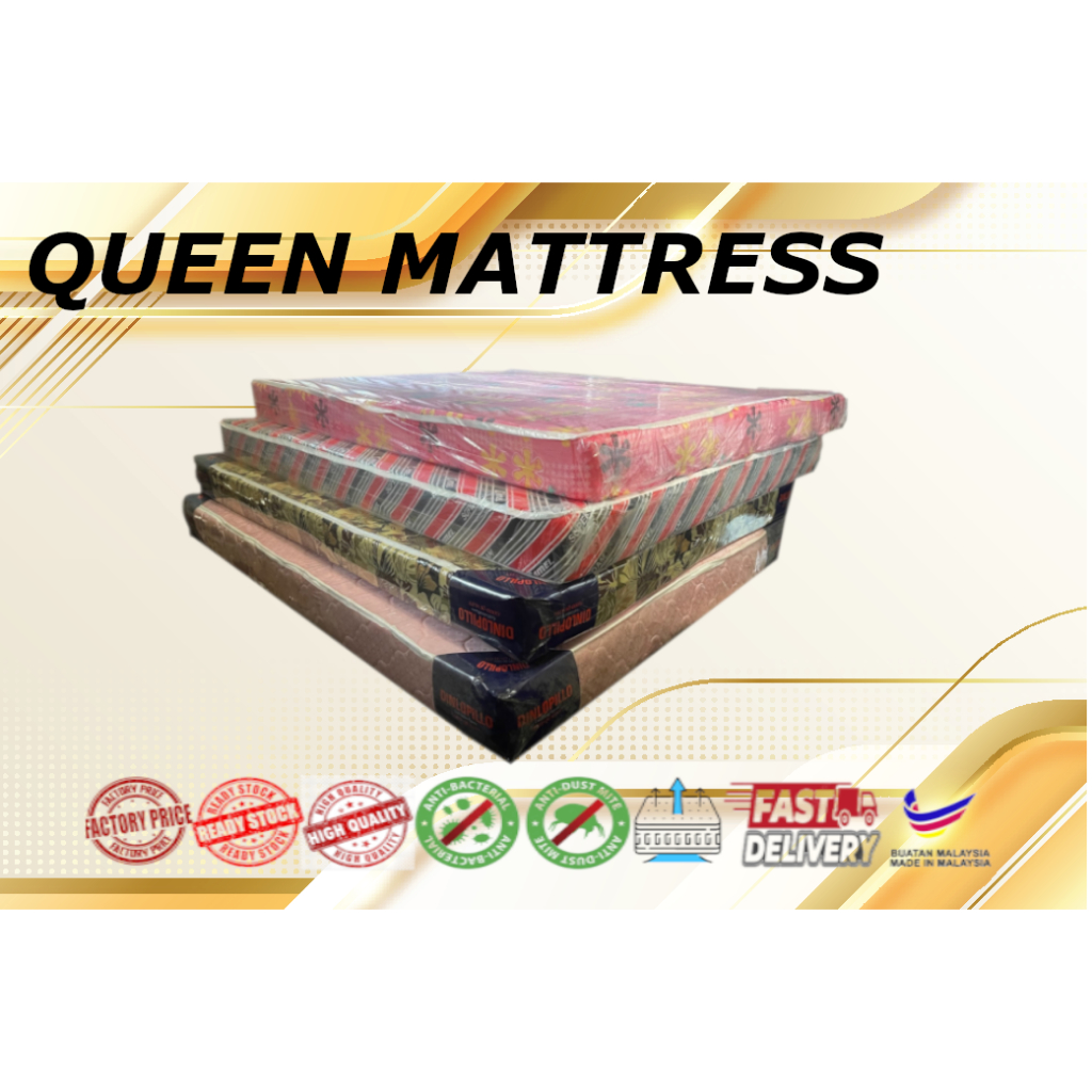 Cheap Queen Size Mattress (Reborn Foam Sponge) / Tilam Queen Murah ...