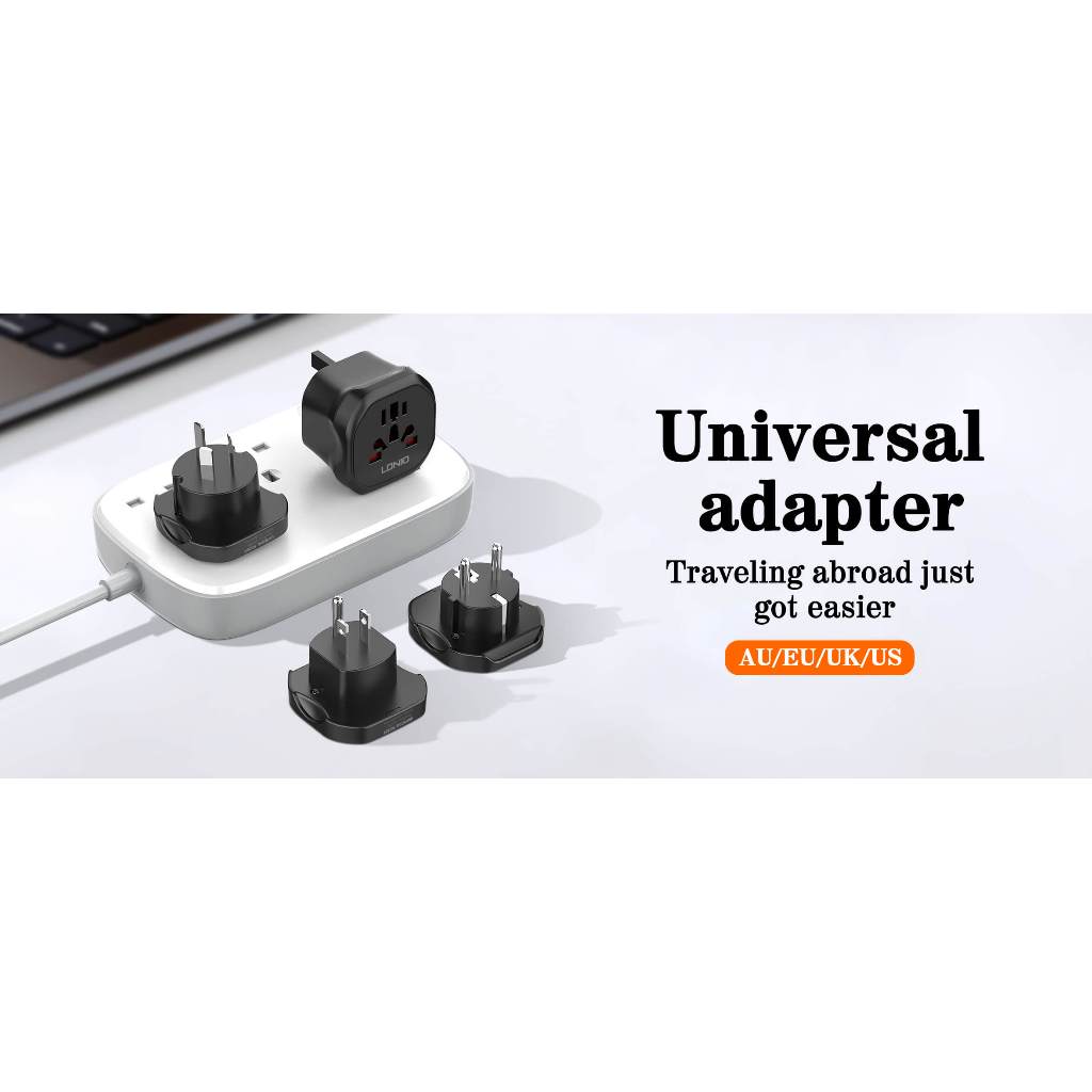 LDNIO Z7 (100% Original) Power Strip Universal Adapter Power Socket Power Converter (UK plug ...