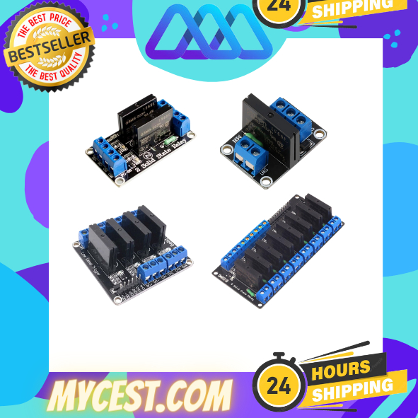 Solid State Relay (SSR) Module 1/2/4/8 Channel – AC Load | Shopee Malaysia