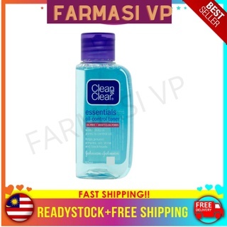 Clean & Clear Essentials Oil-Control Toner (50 ml/100ml) | Shopee Malaysia