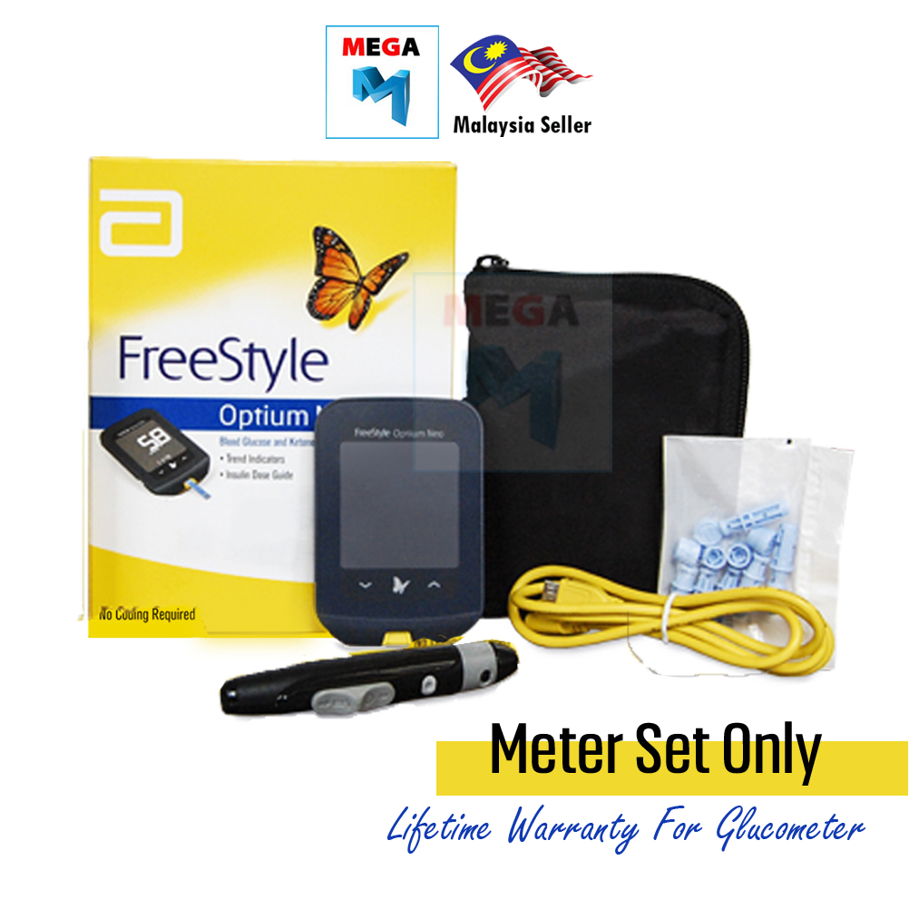 FreeStyle Optium Neo Glucometer( Test Strips NOT INCLUDED) | Shopee ...
