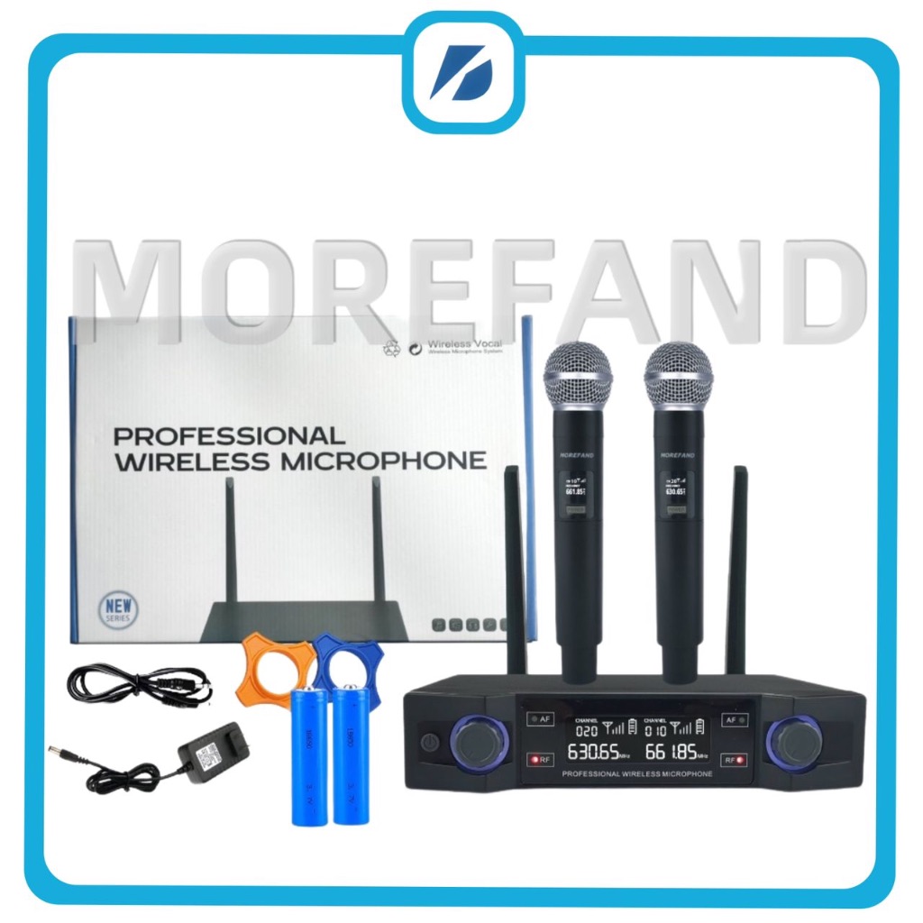 UHF 4002-58V2T 2Mic Portable Wireless Microphone Mobile Phone Bluetooth ...