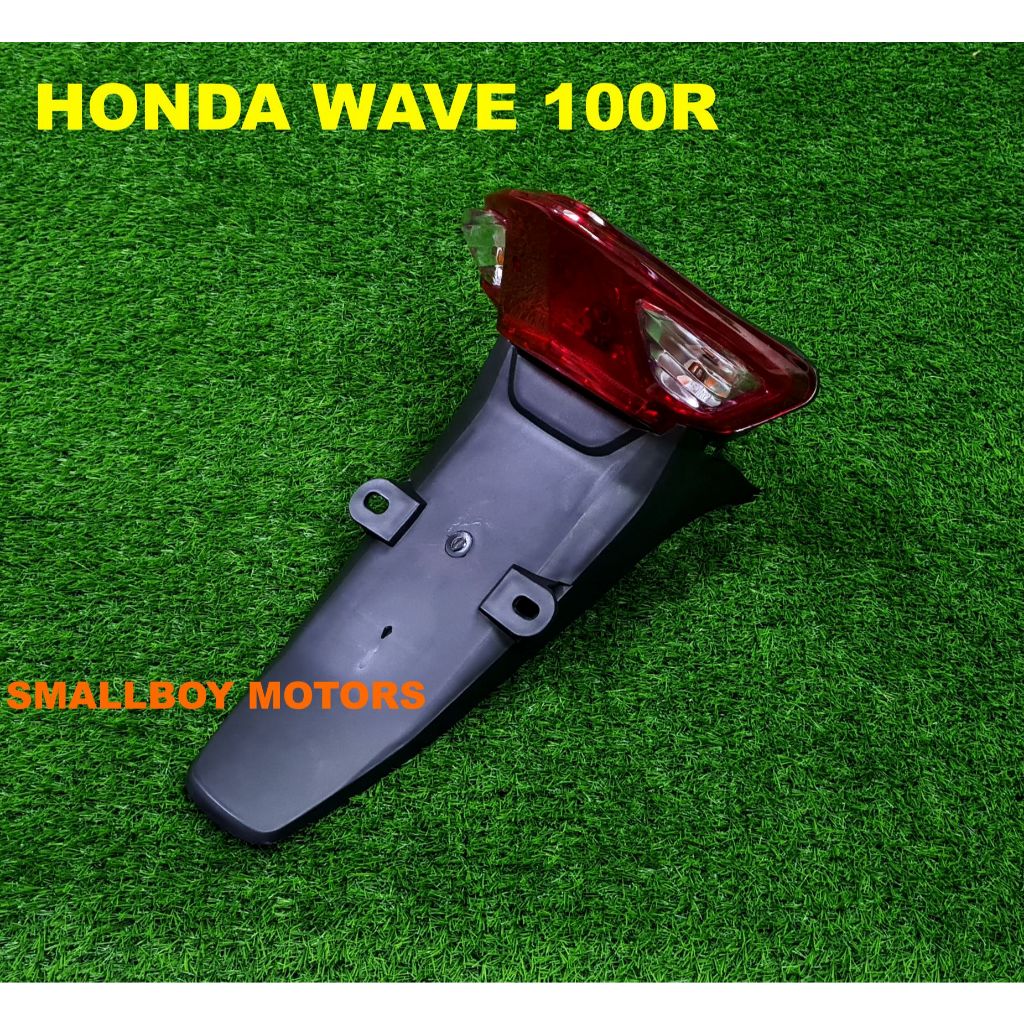 HONDA WAVE 100R REAR TAILLIGHT TAILLAMP MUDGUARD FENDER MAGAT LAMPU ...