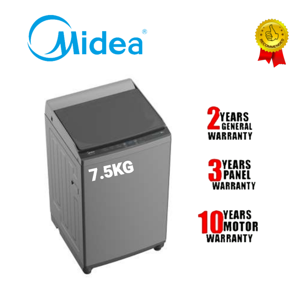 Midea MA100W75 Fully Auto Washing Machine 7.5KG | Shopee Malaysia