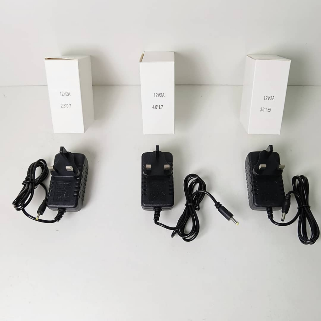 12v /9v /5v & 5.3mm /4.1mm/ 3.4mm penukar elektrik plug top power supply adapter transformer ...