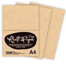 Uni Kraft Paper A4 40 Sheets | A3 20 Sheets 125GSM | Shopee Malaysia