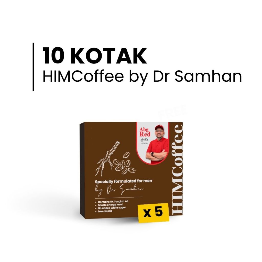 HIMCoffee X 10 BOX | Formulation by dr Samhan | Formulation for men ...