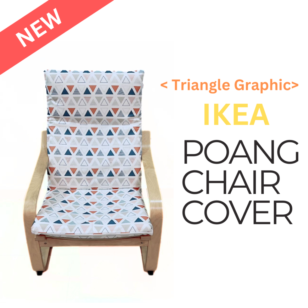 Ikea Chair Cover Poang/Pello Cushion Cover Sarung Kerusi Ikea (Triangle ...