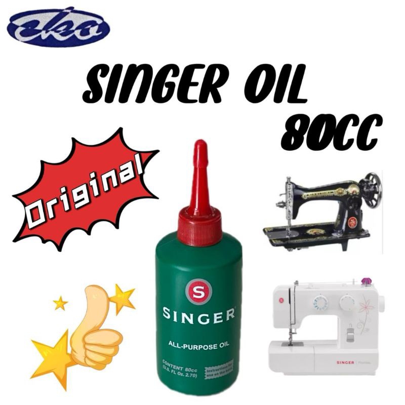 [ORIGINAL]Singer Oil All Purpose Sewing Machine Oil 80cc / Singer Oil ...
