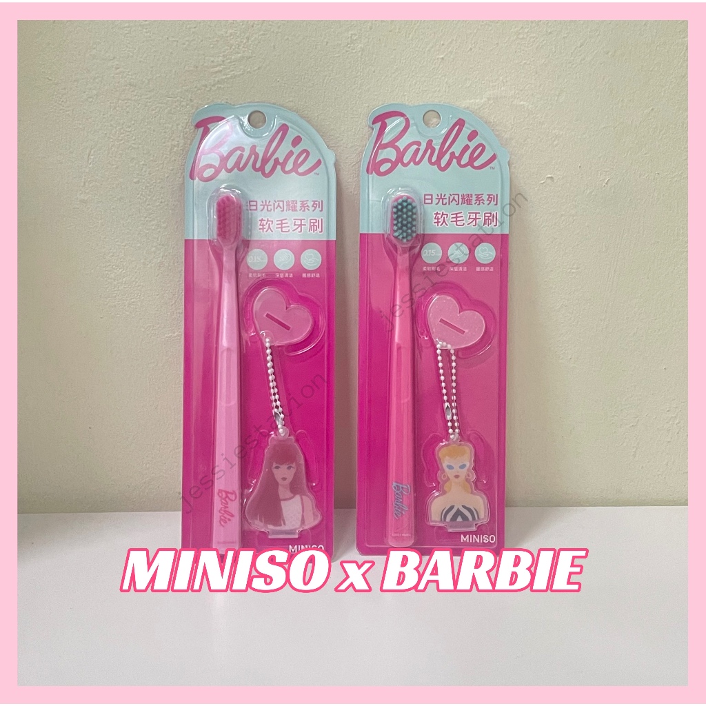 Ready Stock / MINISO x Barbie Soft Toothbrush / Electric Toothbrush ...