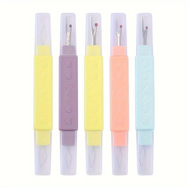 2-in-1 Sewing Tool: Portable Needle Threader & Seam Ripper, Easy Thread ...