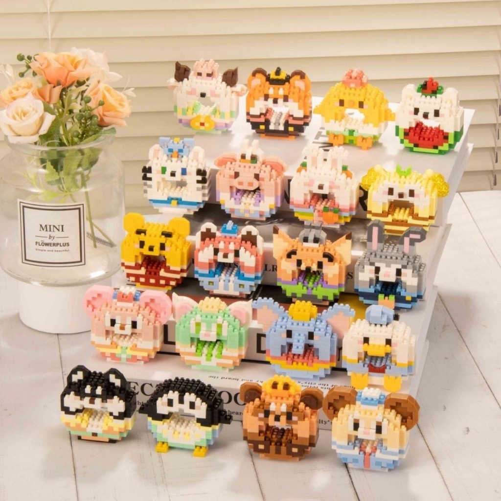 Best Cheap 1Click 5&10Box!!! Donut Building Blocks mini Action toy ...
