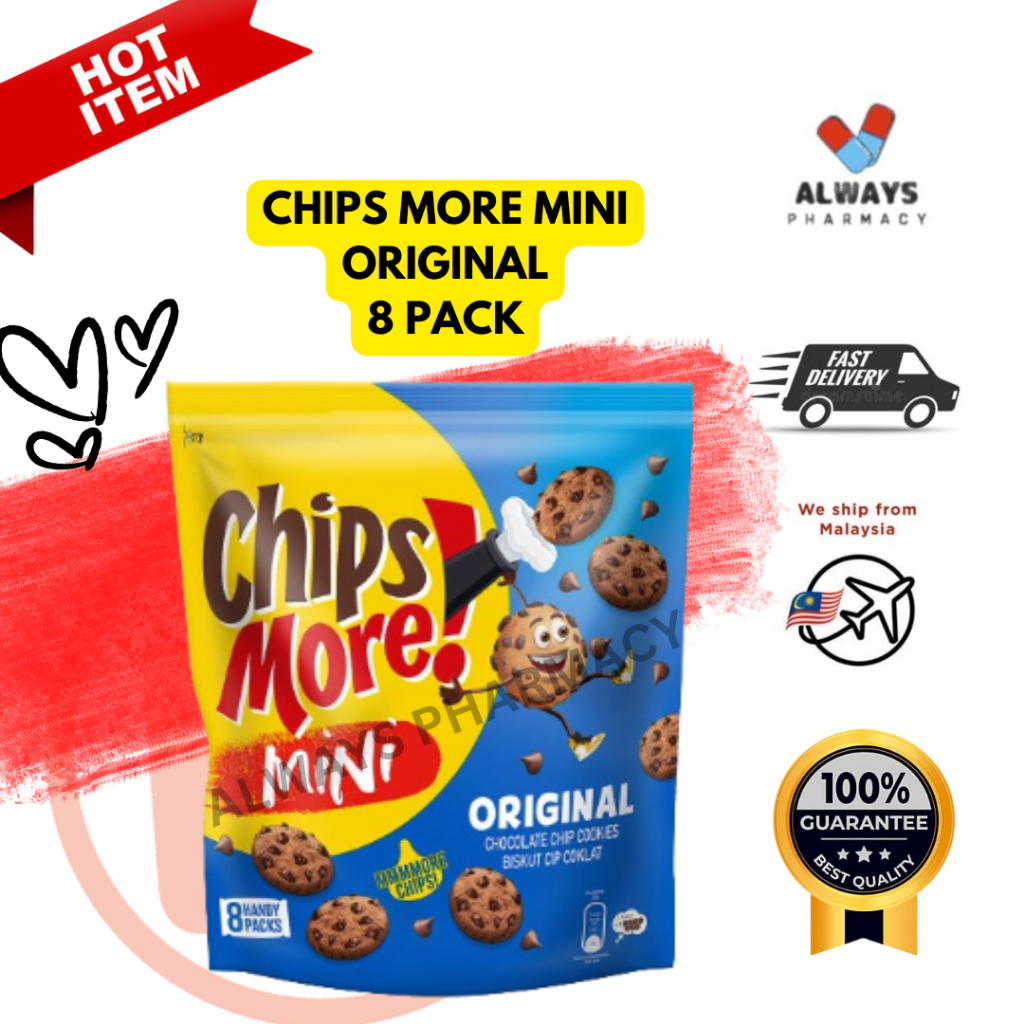 1 BIG PACK - CHIPSMORE ORIGINAL MINI 28GM (PACK BIRU) 8 MINI PACKS ...