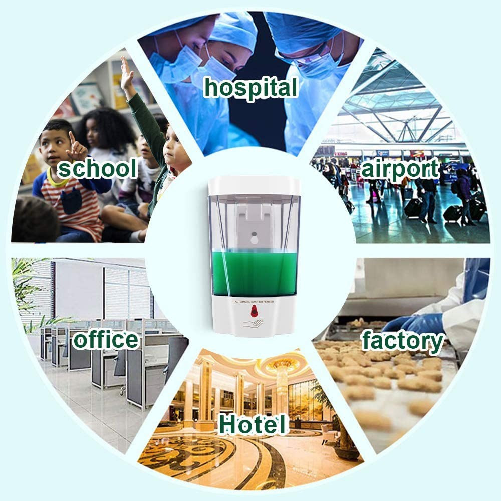 Touchless Automatic Wall-Mounted Smart Sensor Dispenser for Hand ...