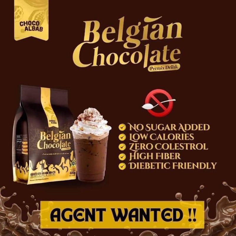 CHOCO ALBAB BELGIUM CHOCOLATE DRINKS Sedap & Premium / COMBO BOARD ...