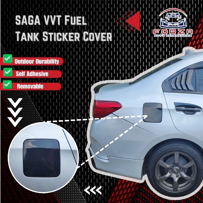 Proton SAGA VVT 2016-2024 Fuel Tank Cover Fuel Cap Wrap Sticker saga ...