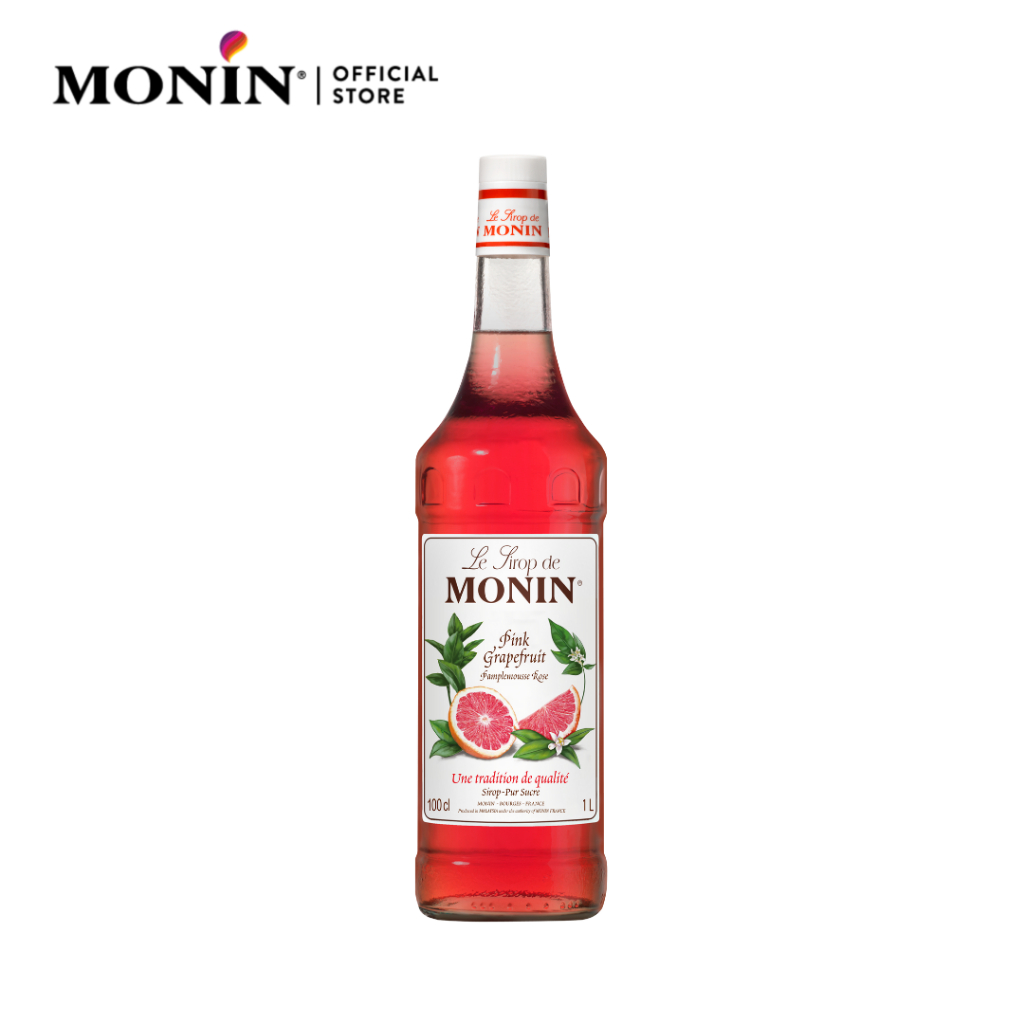 MONIN Glass Premium Syrup Pink Grapefruit (1L) | Shopee Malaysia