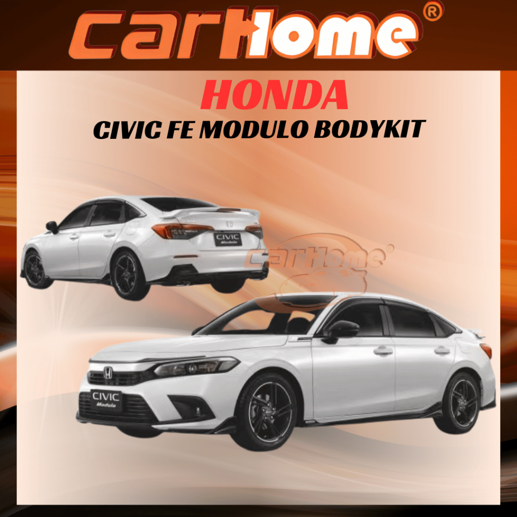 Honda CIVIC FE 2022 MODULO Body Kit Material PP with Gloss Black ...