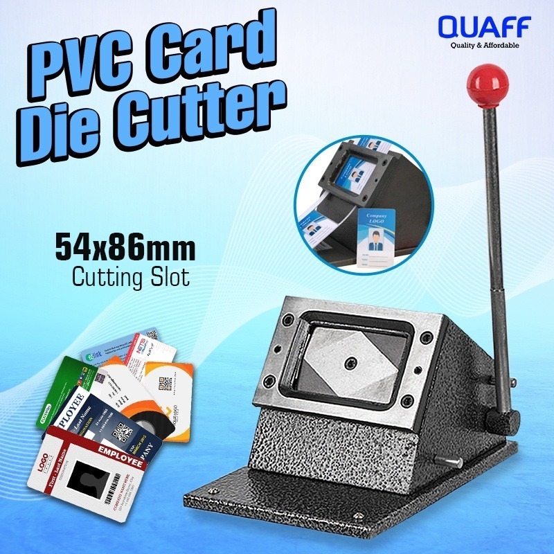 PVC Card Die Cutter for ID Card Making Card cutting Cut Size 54x86mm ...