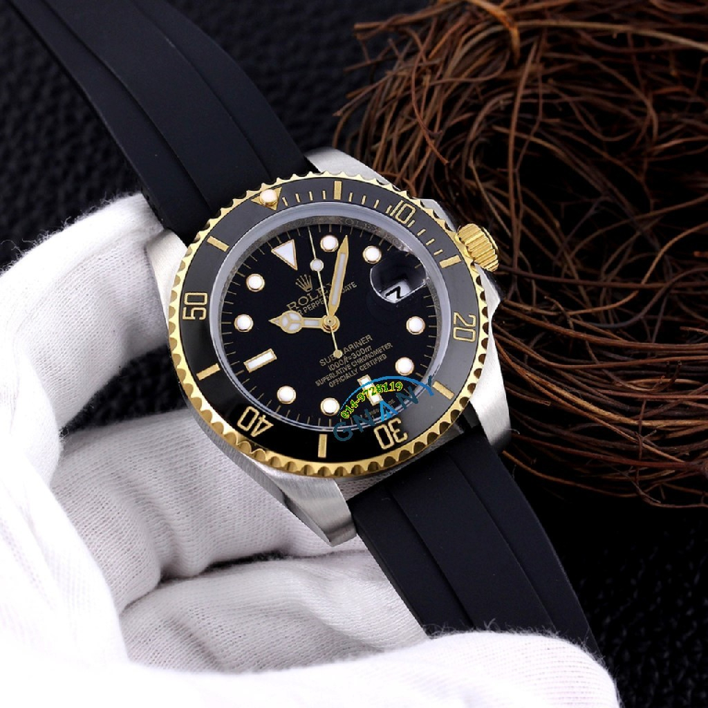 RUBBER STARAP RE-STOCK DATE FUNCTION WATCH FULLY AUTOMATIC NEW (READY ...