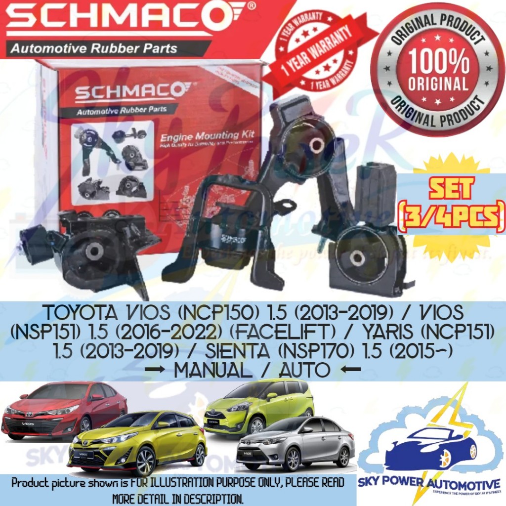 TOYOTA VIOS NCP150 1.5 / NSP151 1.5 / YARIS NCP151 / SIENTA NSP170 AUTO ...