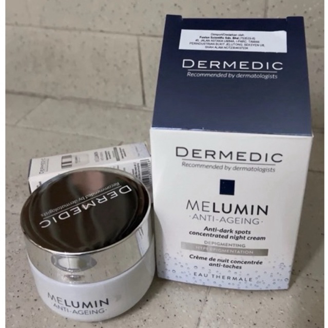 Dermedic Melumin Depigmenting Anti-Dark Spots Night Cream | Shopee Malaysia