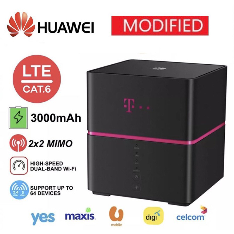💥 Ready Stock Huawei B529s-23a/ B528/ B525/ B618/ 4G+ Plus Mod Modem ...
