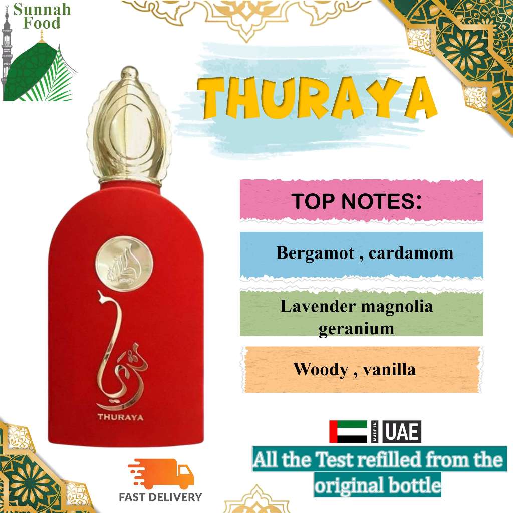 THURAYA EAU DE PERFUME SPRAY 100ML ORIGINAL BY LATTAFA FROM DUBAI ...